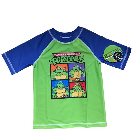 Dreamwave LLC | Swim | Teenage Mutant Ninja Turtles Toddler Boys Rash ...